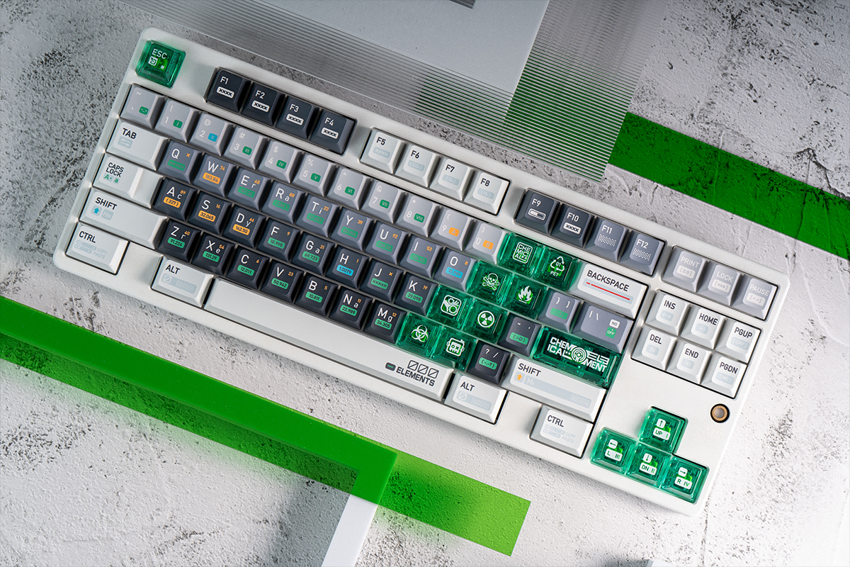 Chemical 001 Cherry profile keycaps | Shopee Philippines
