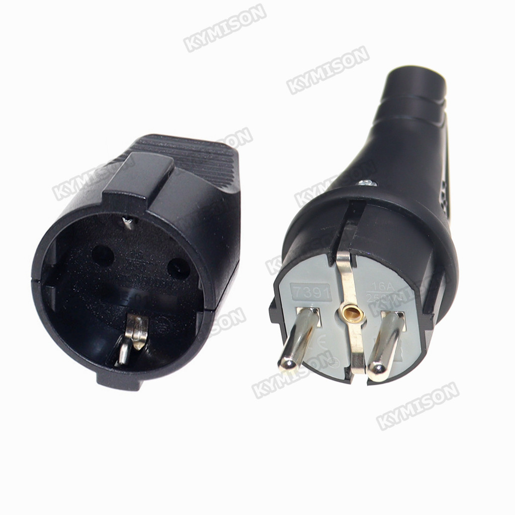 EU Europe Power Plug IP44 Industry Germany Schuko Waterproof Connector ...