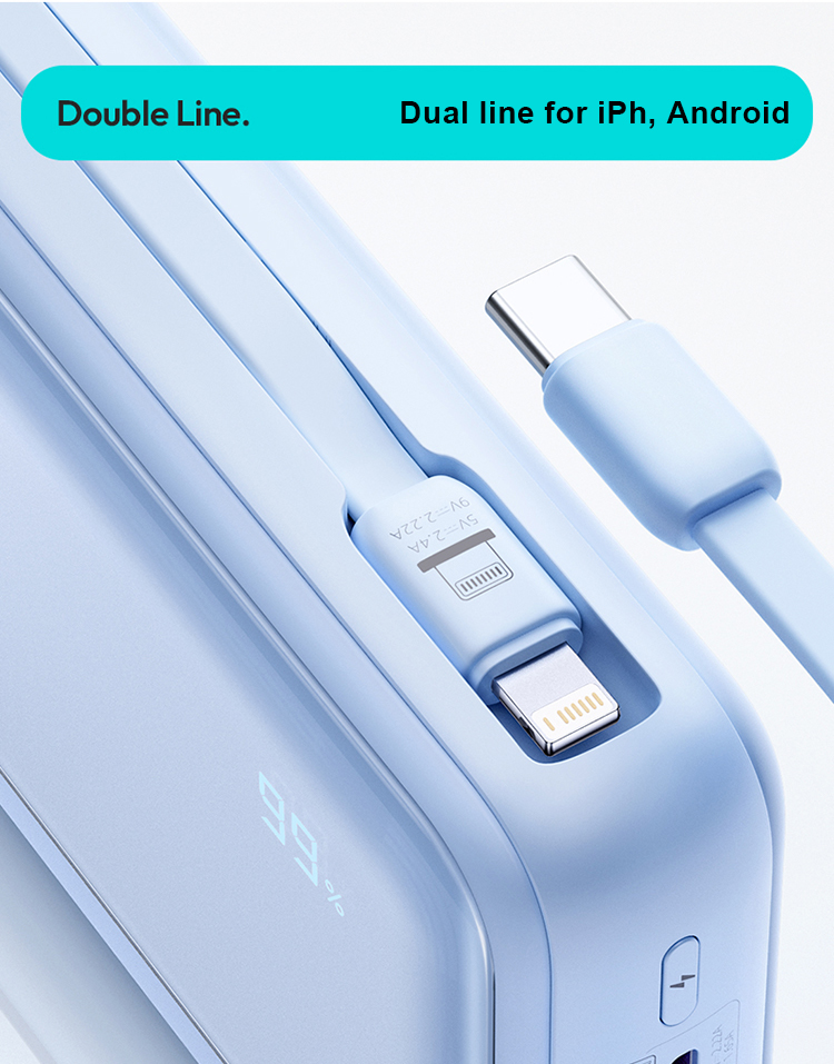 Romoss PEP Series 10000mAh 20000mAh 22.5W Fast Charging Built-in Dual ...