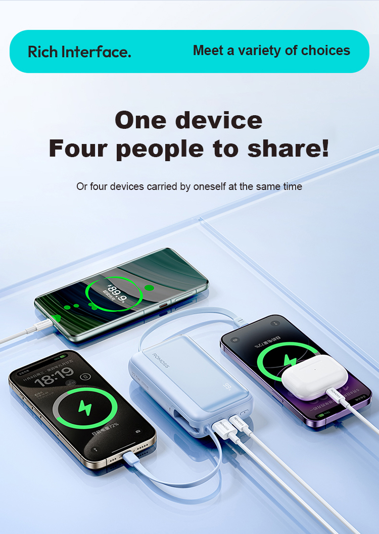 Romoss PEP Series 10000mAh 20000mAh 22.5W Fast Charging Built-in Dual ...
