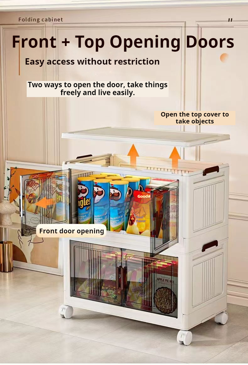 70cm Wide Foldable Cabinet for Kitchen Durabox Drawer Cabinet Plastic ...