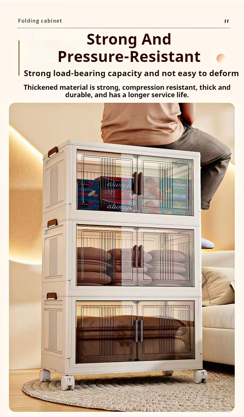 70cm Wide Foldable Cabinet for Kitchen Durabox Drawer Cabinet Plastic ...