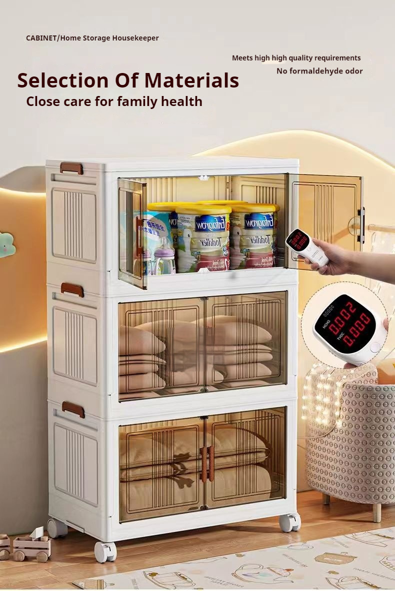 70cm Wide Foldable Cabinet for Kitchen Durabox Drawer Cabinet Plastic ...