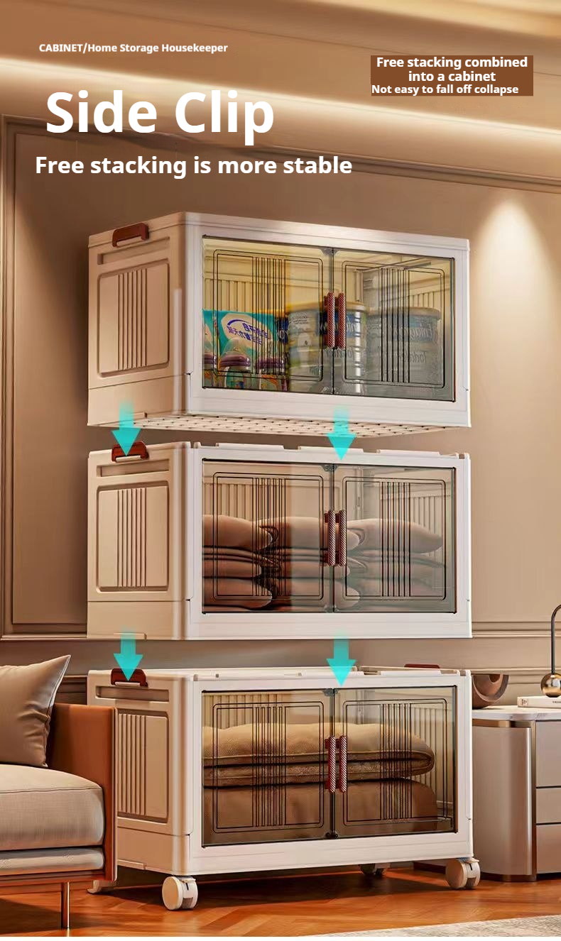 70cm Wide Foldable Cabinet for Kitchen Durabox Drawer Cabinet Plastic ...