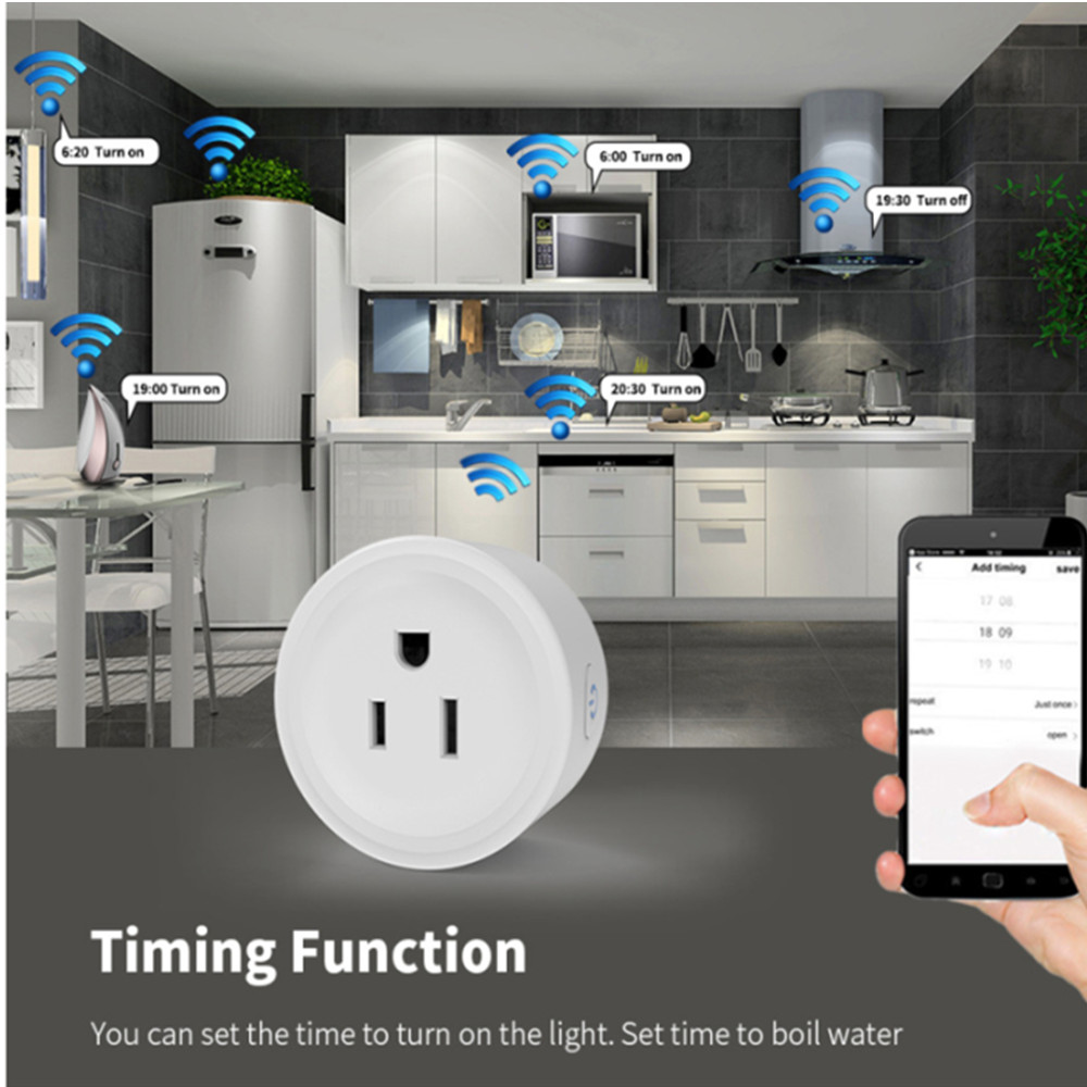 LiLigood Homekit 16A WiFi socket smart switch US plug smart home ...