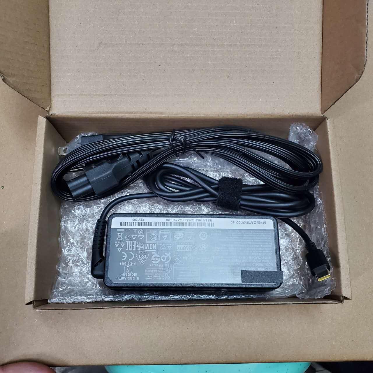 Applicable to Lenovo ThinkPad Laptop Charger Adapter 65W USB-C Type C ...