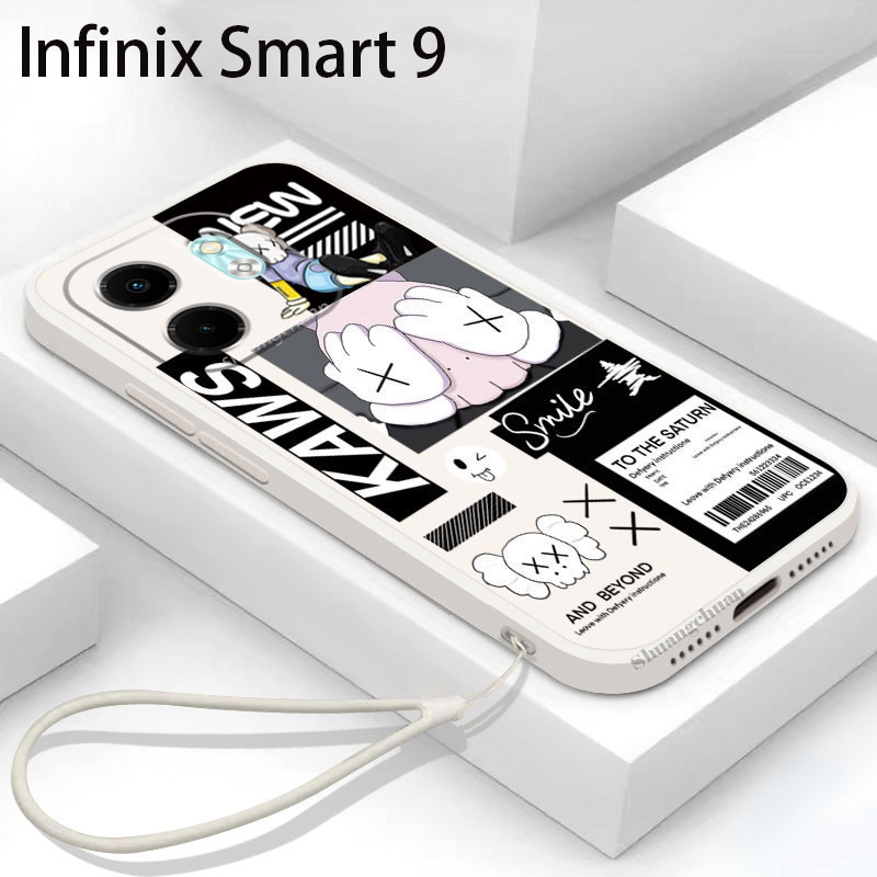 4in1 For Infinix Smart 9 phone case Trendy Brand Cartoon Mechanical ...