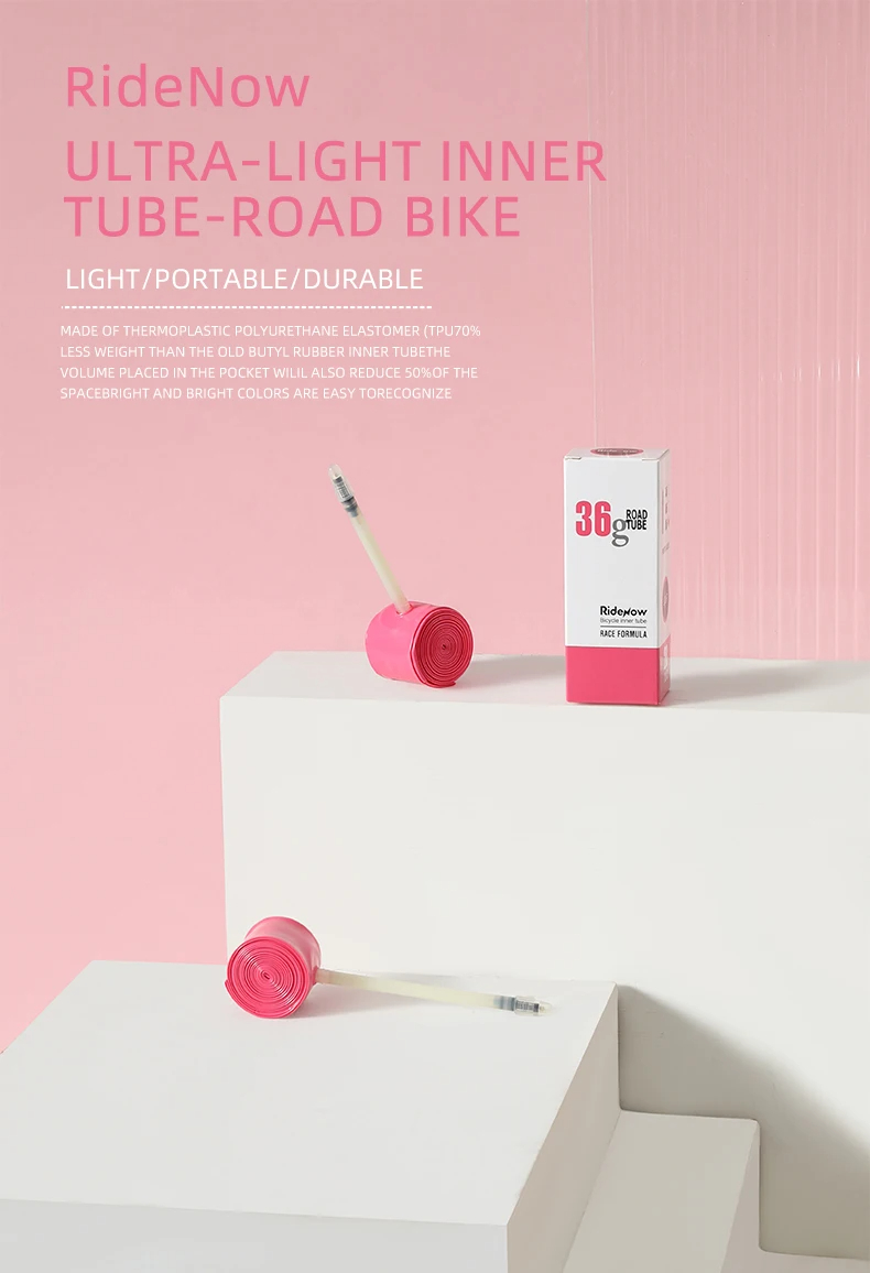 RideNow Inner Tube 700C 36g Lightweight Inner Tube for Road Bike Presta ...