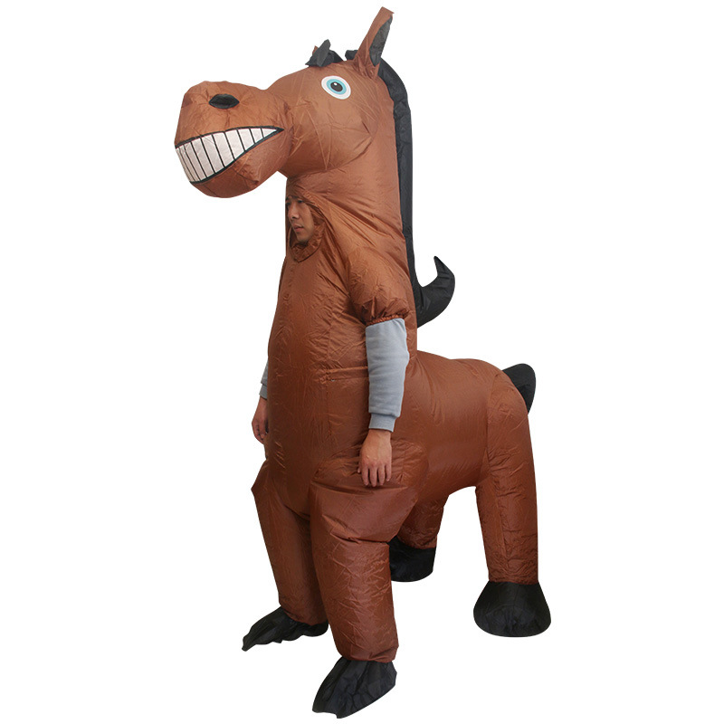 Halloween Active Horse Inflatable Costume Walking Inflatable Horse ...