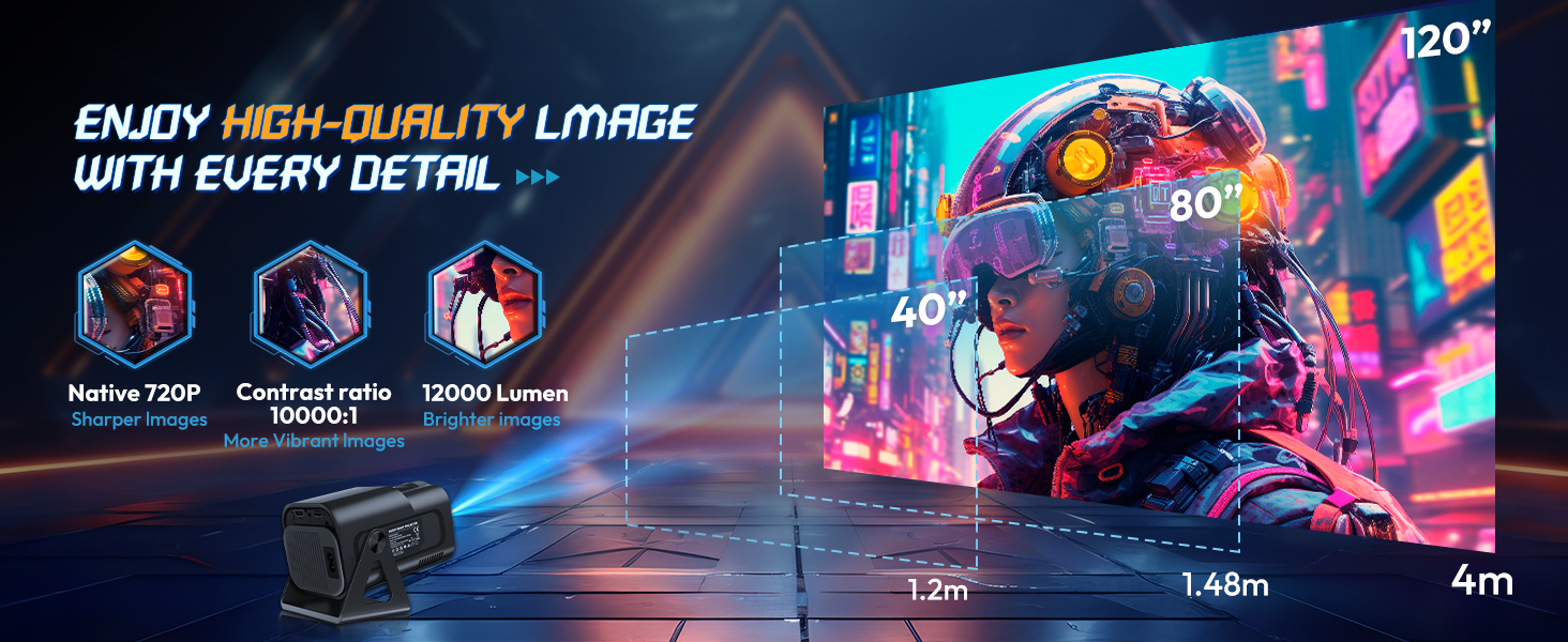 [Projector Expert]XGODY HY320 PRO 4K Projector Android 11 Projector ...