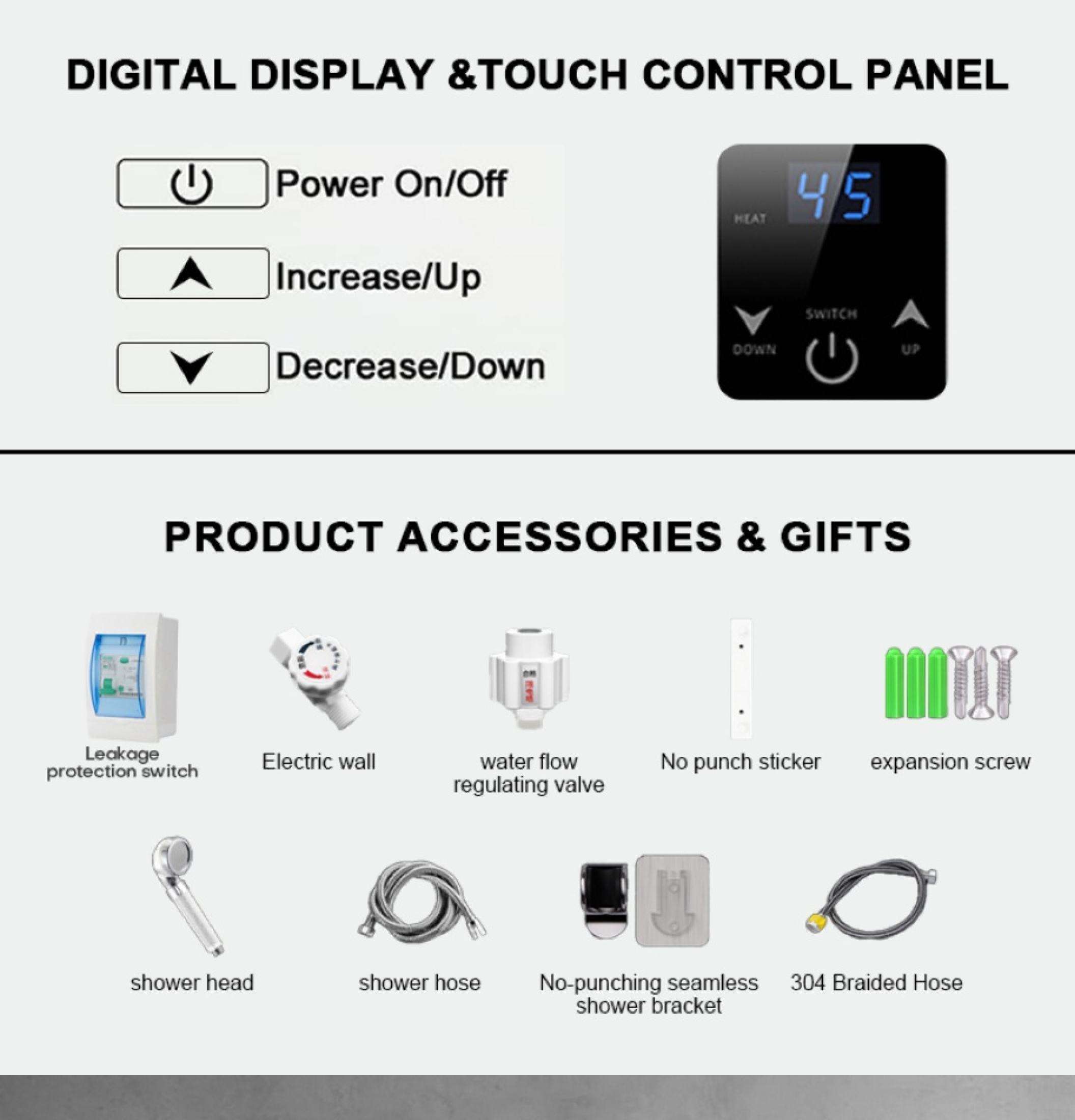 Instant Electric Heater Shower For Bathroom Hot Water Heater Electric ...