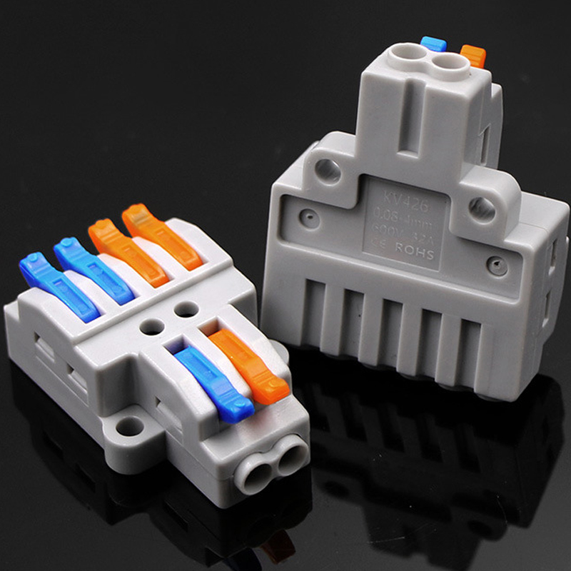 1pcs 600V/32A 2P to 2P/4P/6P Quick connector Wire AWG28~12 universal ...