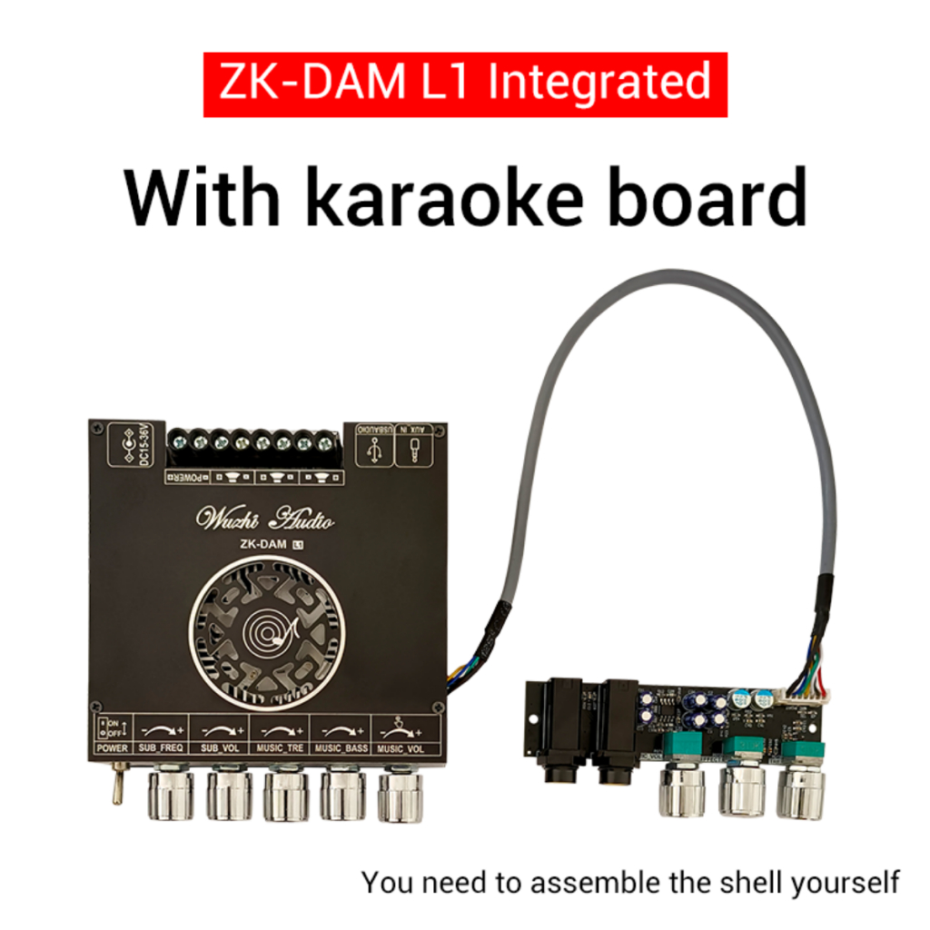 999DIY ZK-DAM L1 Potentiometer Separate 2.1 Channel Bluetooth Amplifier ...