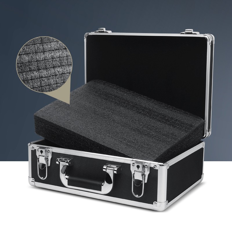 Aluminum Portable Toolbox Hardware Instrument Equipment File Storage ...