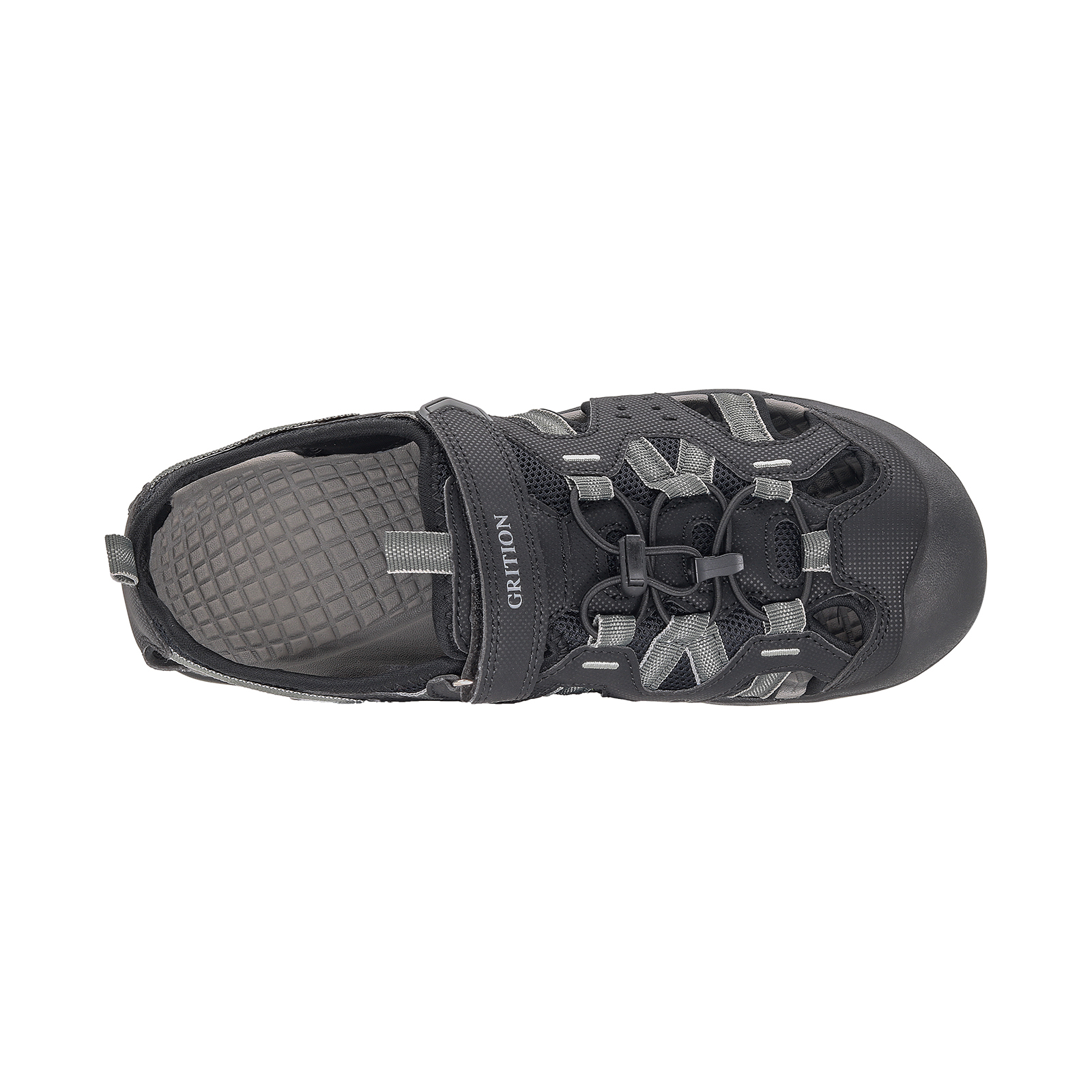 GRITION Men‘s Outdoor Trekking Sandals Flat Non Slip Collision ...