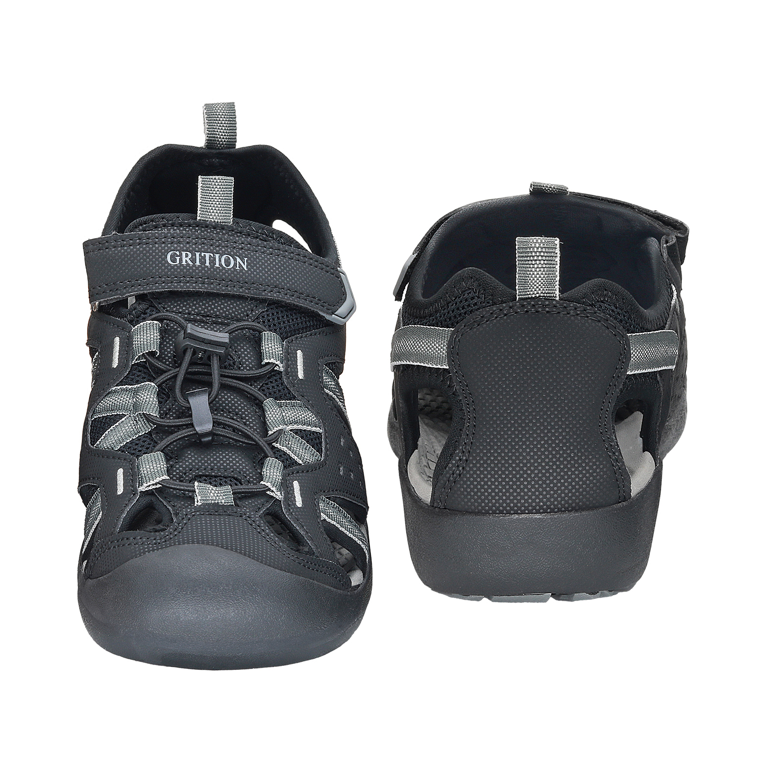 GRITION Men‘s Outdoor Trekking Sandals Flat Non Slip Collision ...