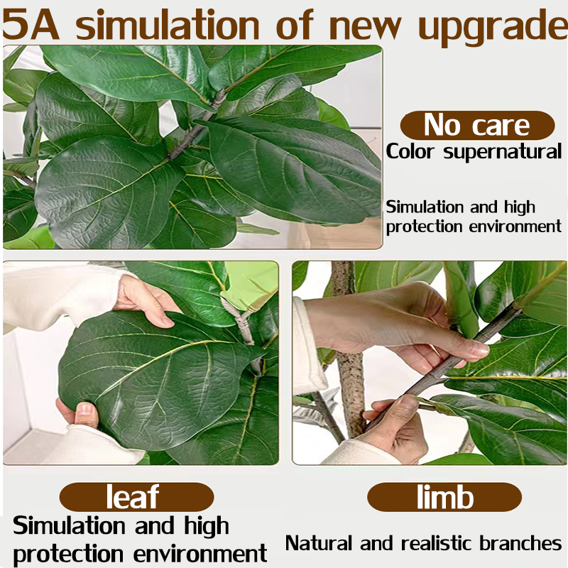 【100% like the real tree】120/150/180cm Artificial Plant big size Banyan ...