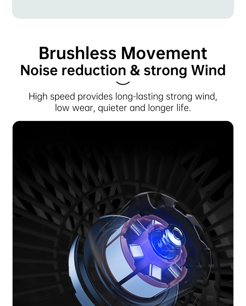 Thunlit Rechargeable Desk Fan 6 Inch USB Rechargeable Table Fan for ...