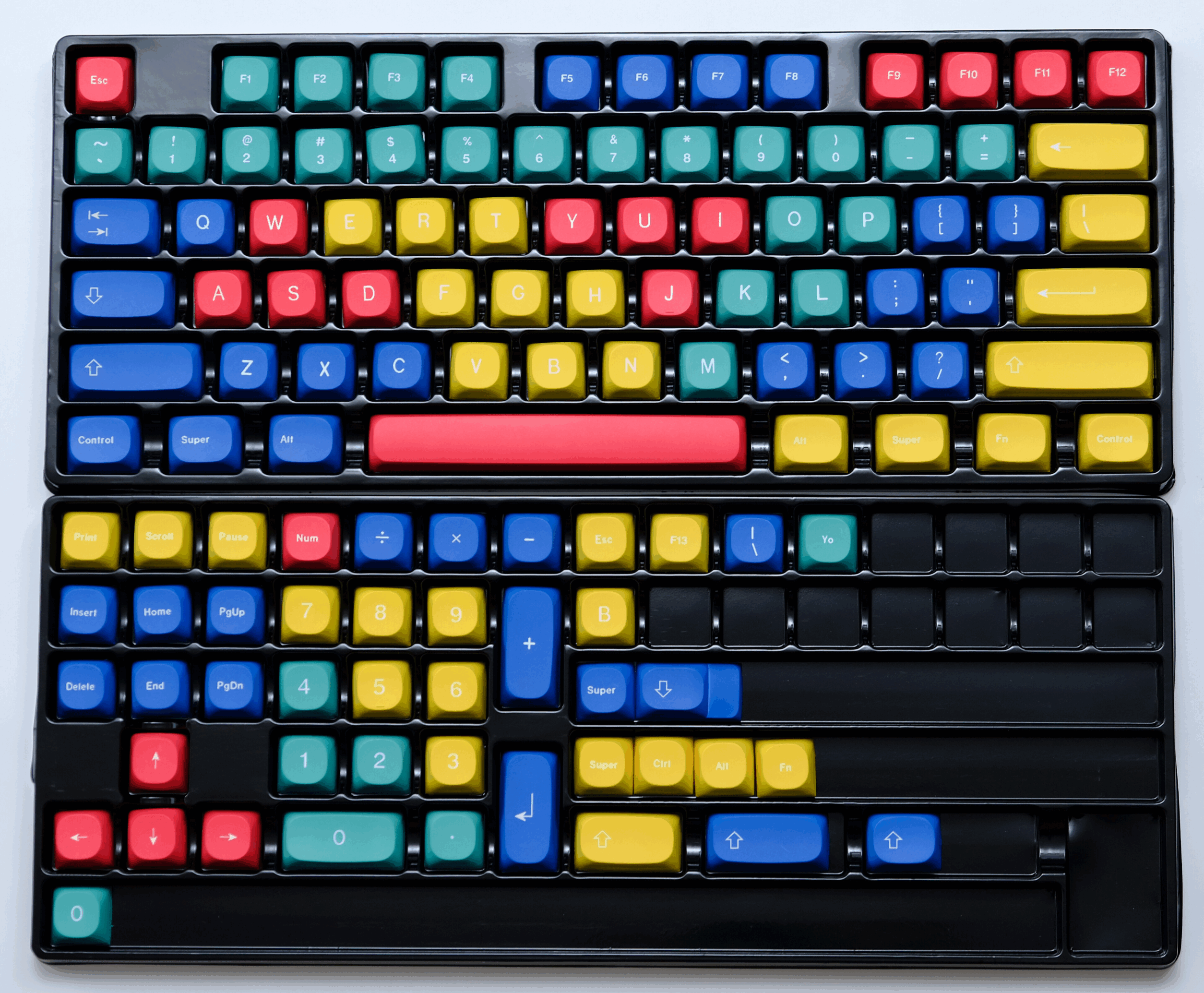 MA Profile GMK Panels Keycaps Bright Gradient KeyCap PBT Dye ...