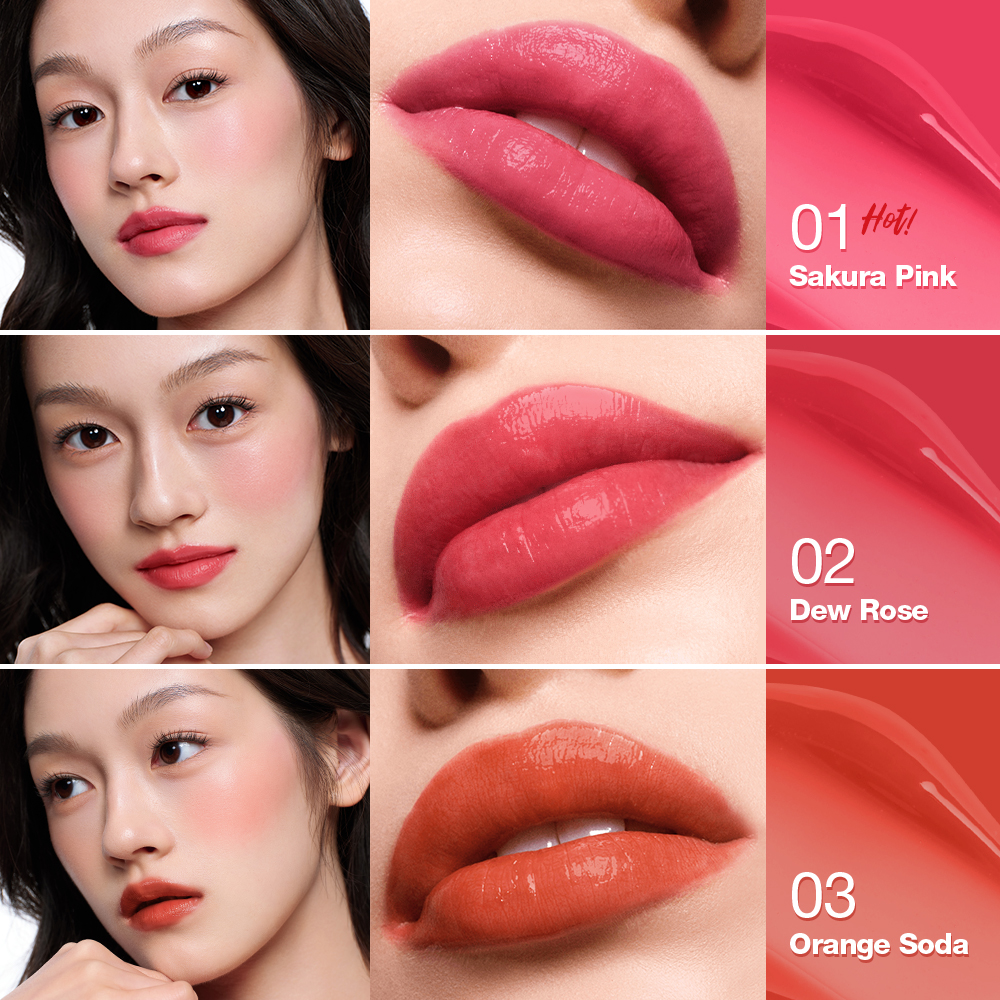 【Haute Series】O.TWO.O Watery Liquid Lip & Cheek Tint Long-lasting ...