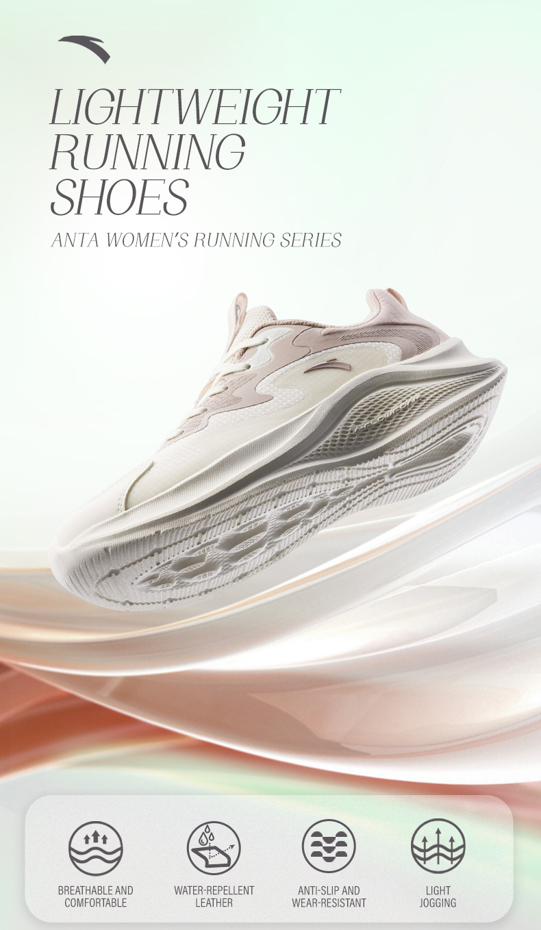ANTA Women Walk Running Shoes Durability Breathable Versatile Soft ...