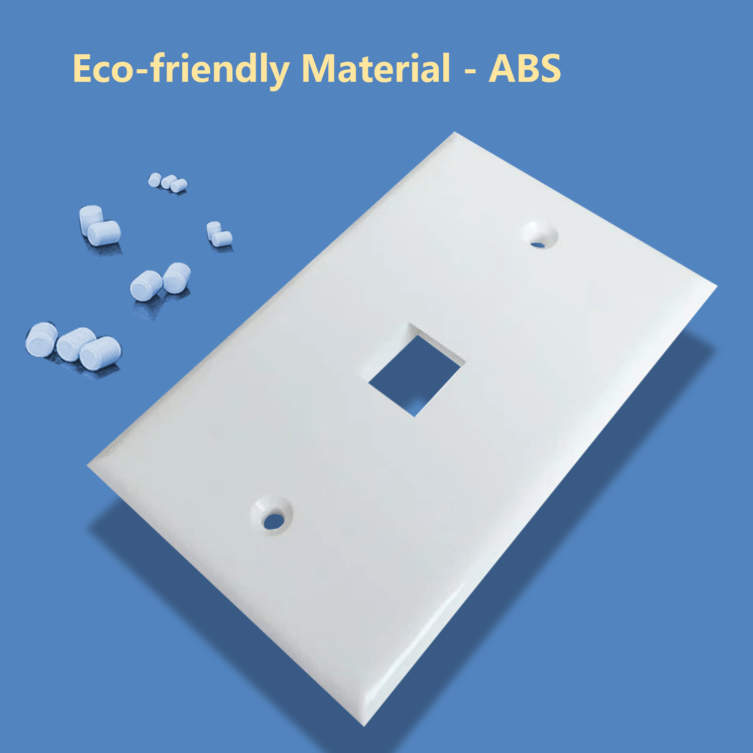 HOOLNX Keystone Jack Wall Plate USA Faceplate, Low Profile Ethernet ...