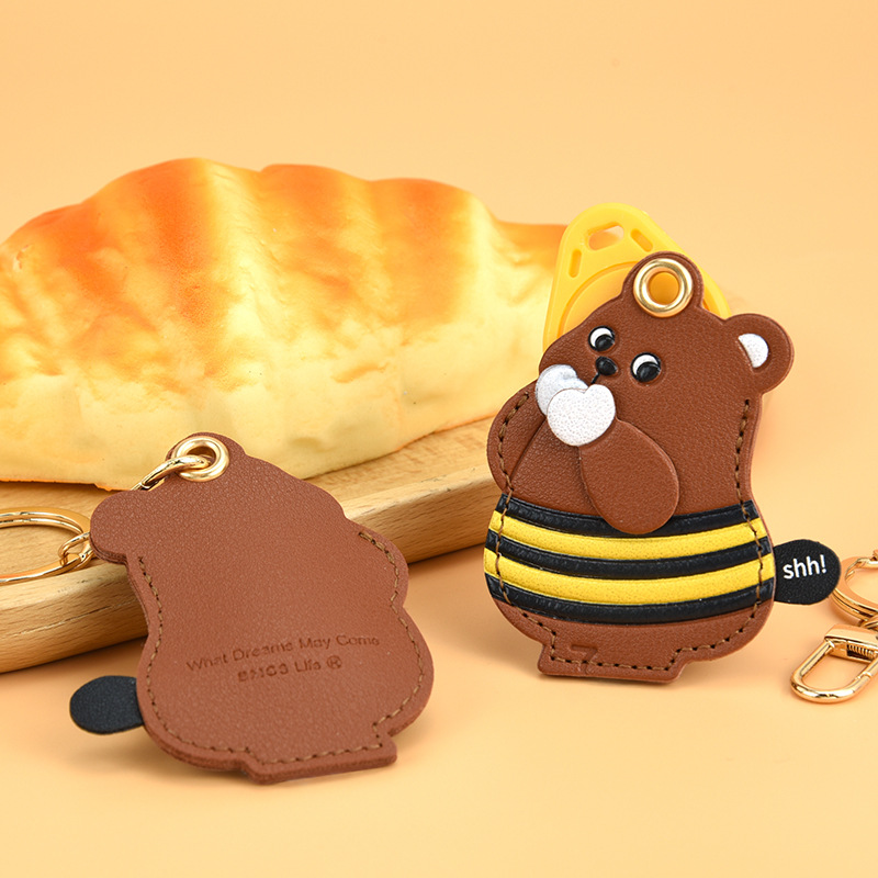 Original Small Animal Mini Card Holder Keychain Card Pibara Cute Access ...