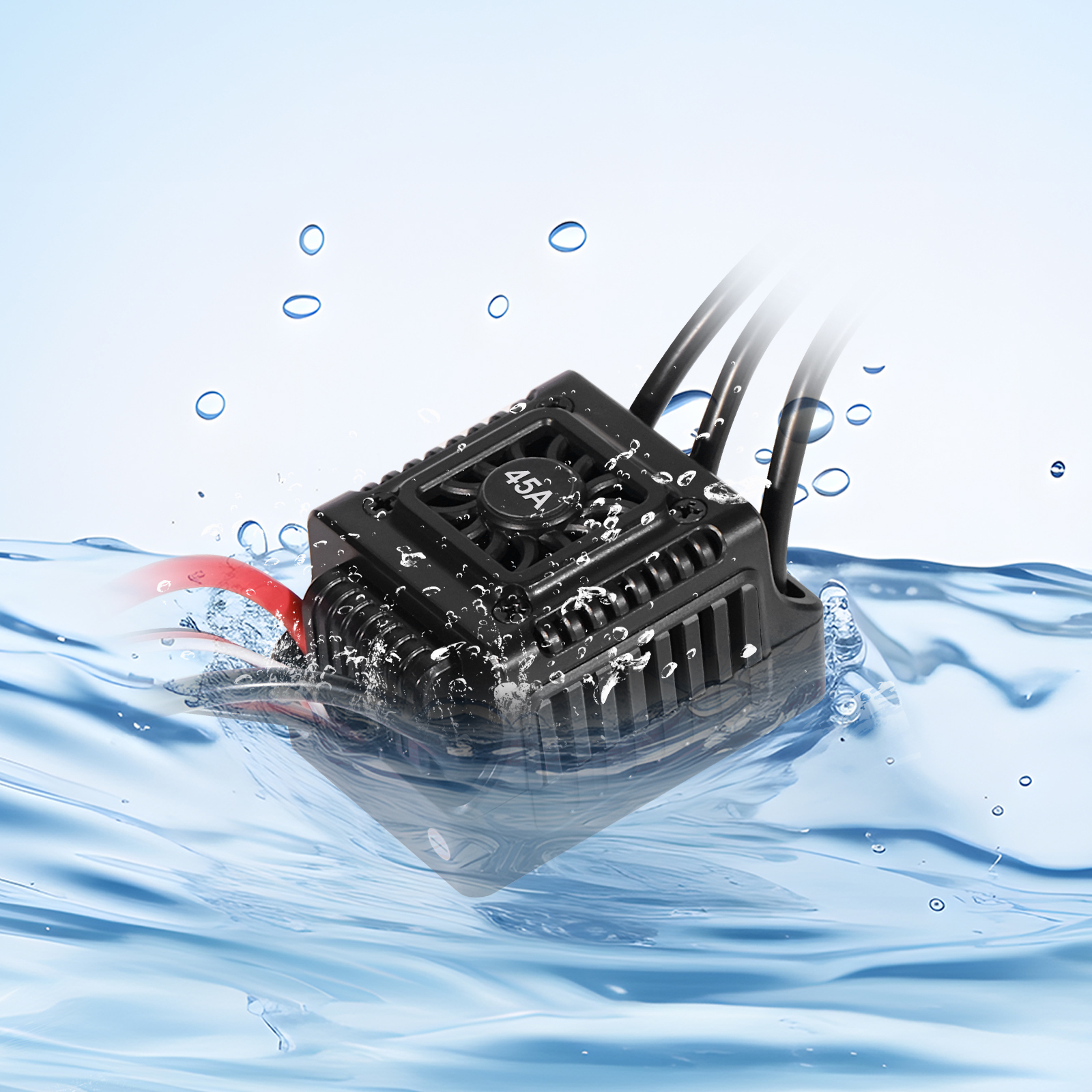 NEEBRC 45A 60A RC ESC Brushless Waterproof 2-3S ESC And XT60 Plug With ...