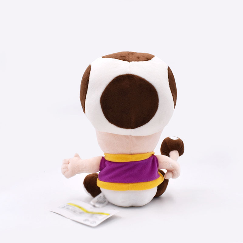 25cm Super Mario Bros Plush Dolls Anime Game Character Red Green Toad ...