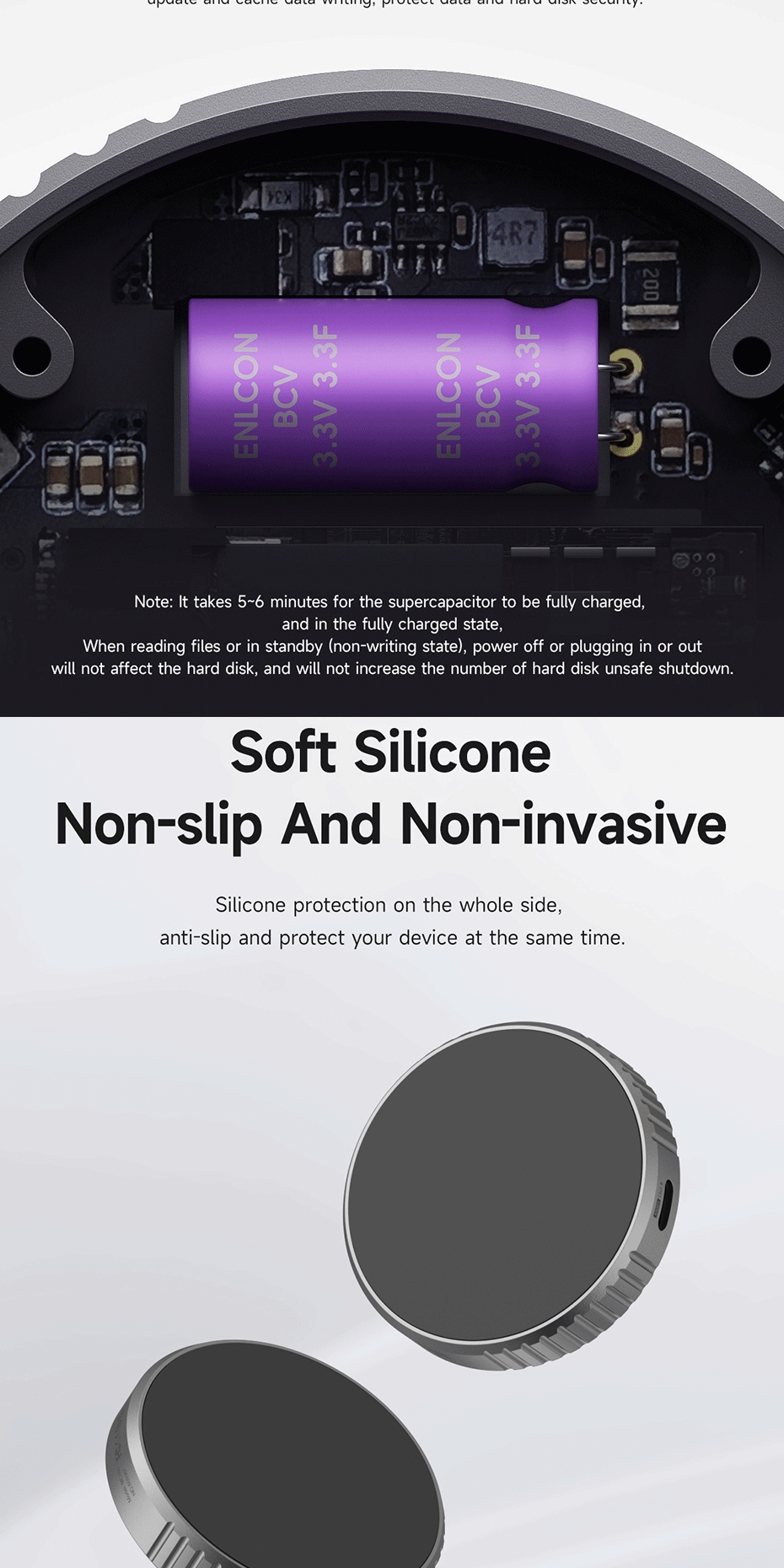 Hagibis Magnetic M.2 2230 NVMe SSD Enclosure with Magsafe for iPhone 16 ...