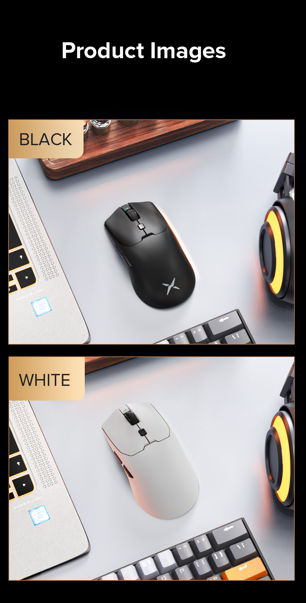 DELUX M700 PRO PAW3395 26000DPI 50G ACC Programmable Wireless Gaming ...