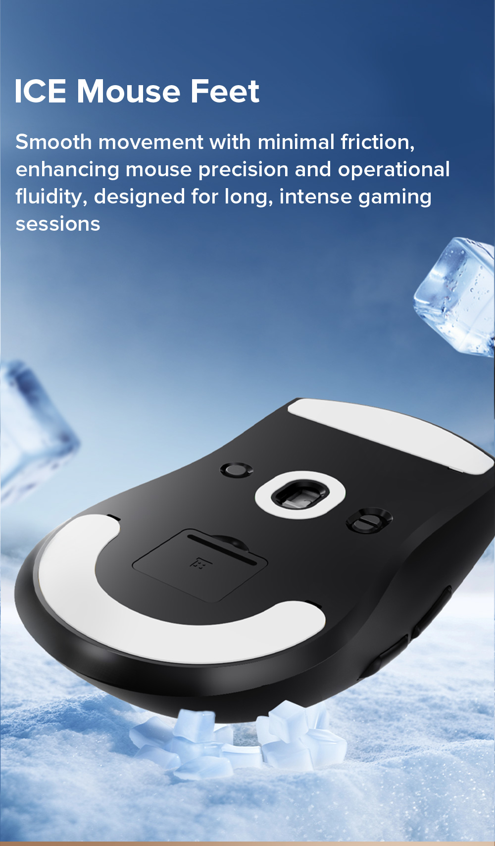 DELUX M700 PRO PLUS PAW3395 26000DPI 8000Hz 50G ACC Programmable Wireless Gaming Mouse 56g ...