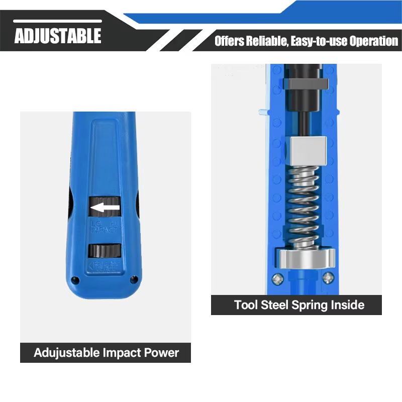 ZOERAX Multi-Function Punch Down Tool, 110 Type Impact Tool for Network ...