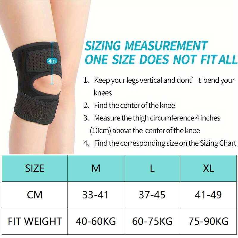 Knee Support for Knee Pain Guard Pad Protector Compression Knee Brace ...