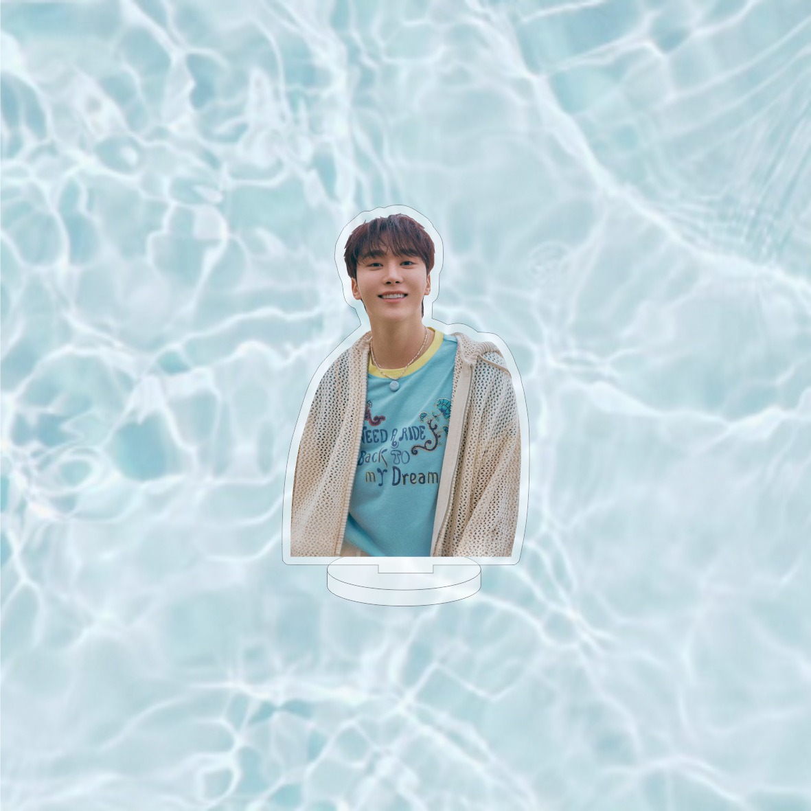 Kpop SEVENTEEN 12th Mini Album Figure Stand New Acrylic Double-Sided ...