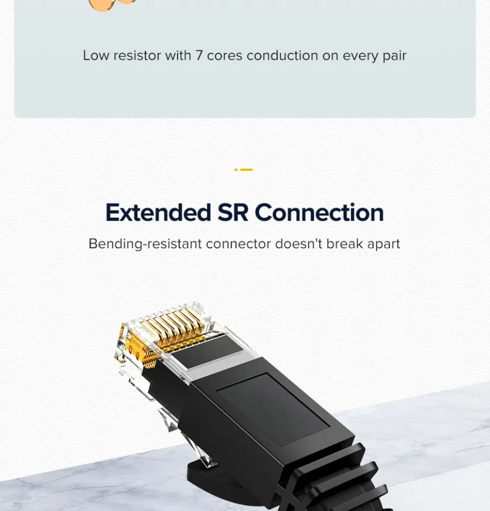 10M 20M 30M 40M 50M Cat6 Ethernet Cable internet Lan cable RJ45 cable ...
