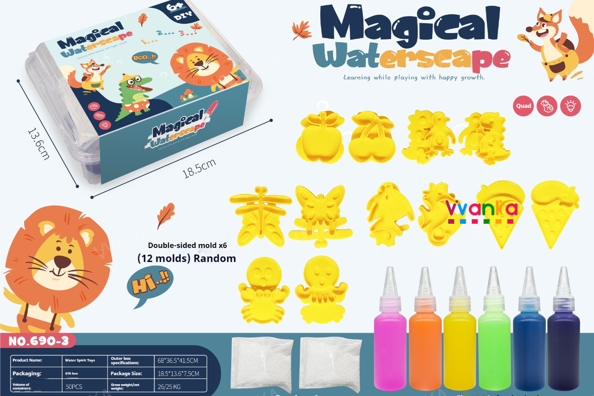From PH Kids DIY Water Fairy Toys Magic Water Elf Toy Kit Handmade Craft Aqua Magic Water Elves ...