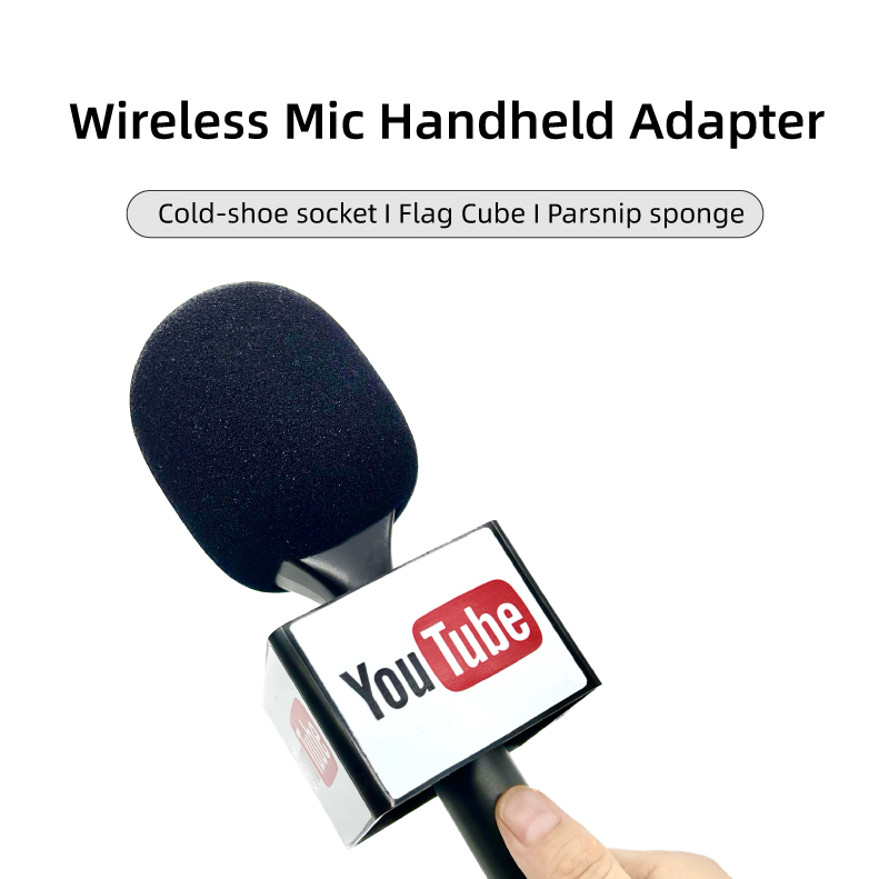 Microphone handheld adapter Mic Handle Adopter Interview go mic adapter ...