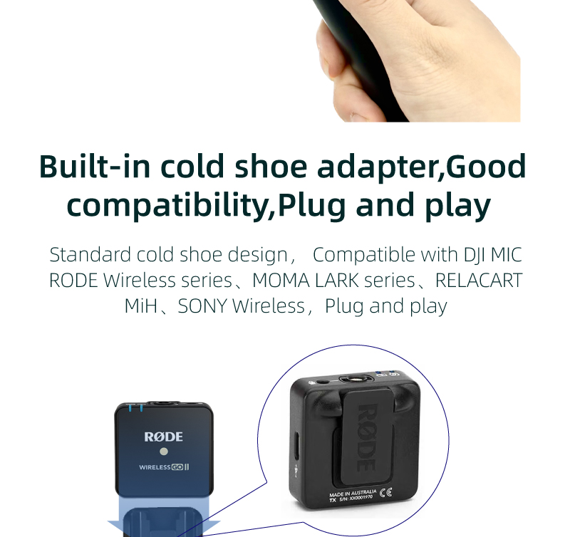 Microphone handheld adapter Mic Handle Adopter Interview go mic adapter ...