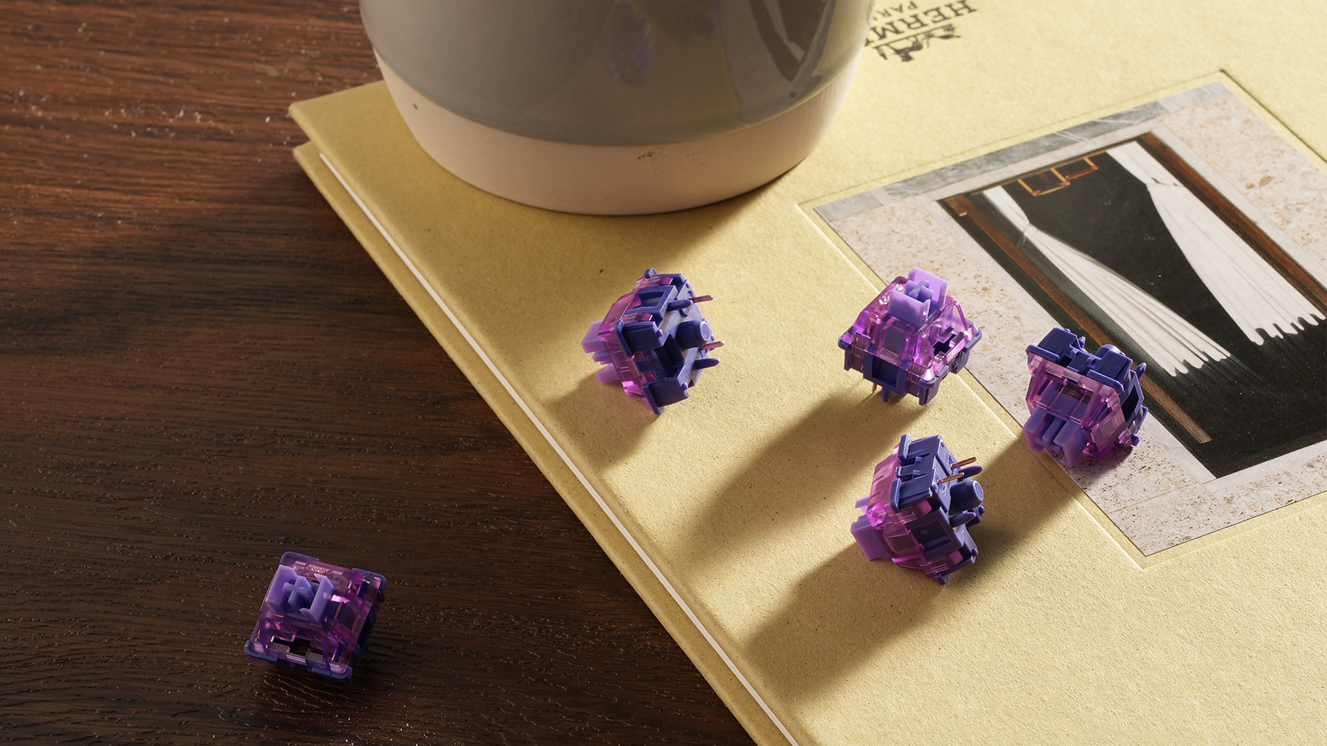 Akko Lavender Purple Pro Switches With 5-Pins And Stable Dustproof Stem ...