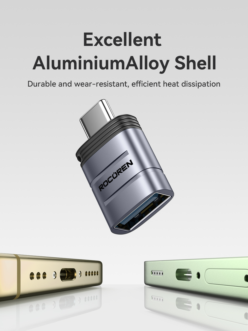 Rocoren USB 3.2 Gen1 Type-C OTG Adapter Type C USB C Male To USB Female ...