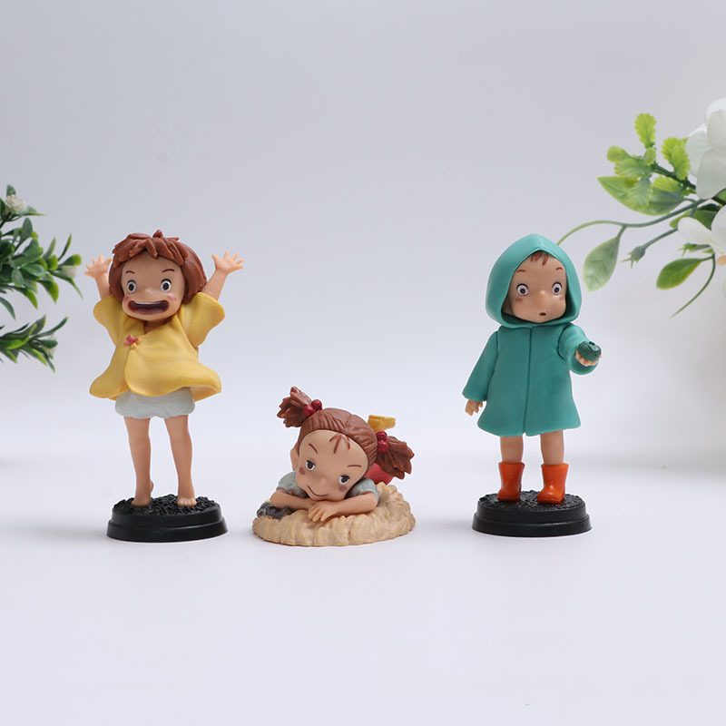 6Pcs/Set 4-8cm Miyazaki Hayao Anime Series Ponyo on the Cliff Figure ...