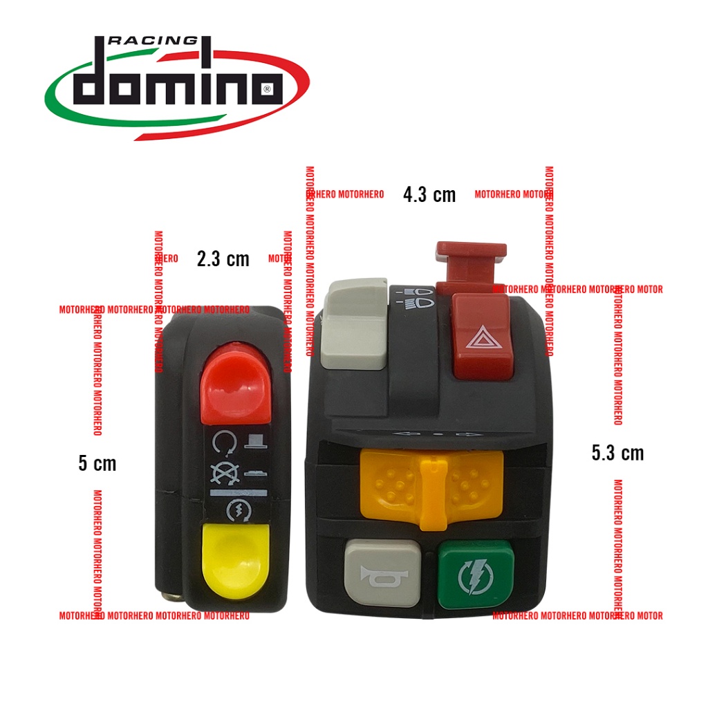 Domino Honeywell Switch Left & Right Handle Bar Mount Plug & Play Made ...