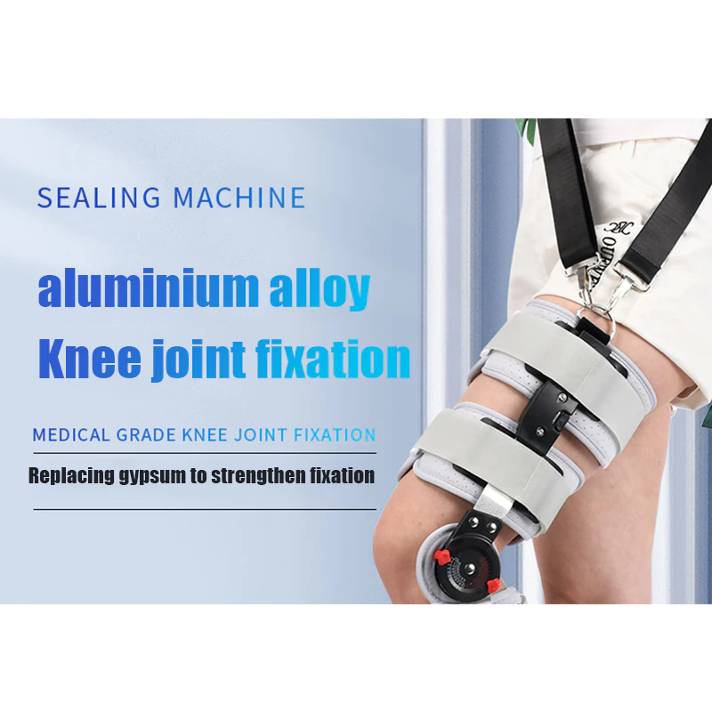 0-120 Degrees Adjustable Knee Joint Fixation Brace Fracture Meniscus ...