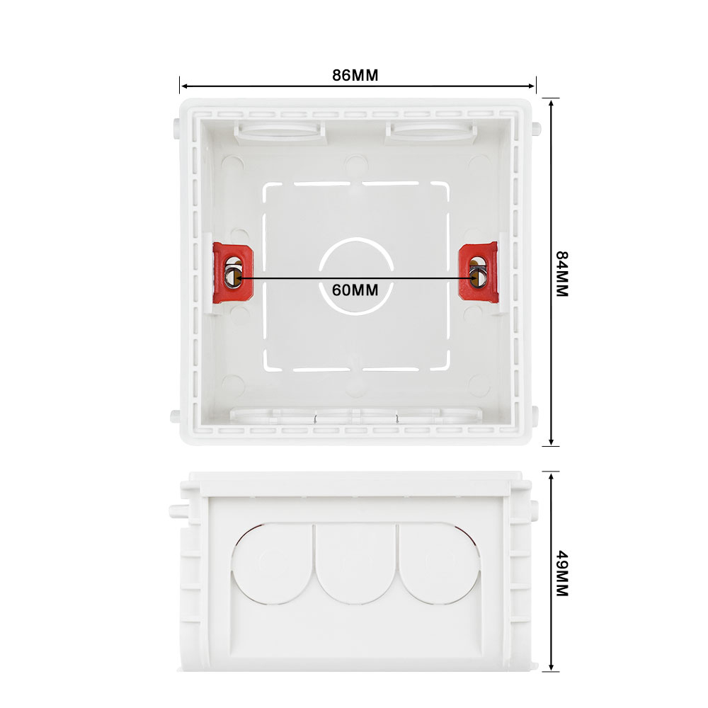 VISWE switch box socket box mounting box electrical box,86*86mm ...