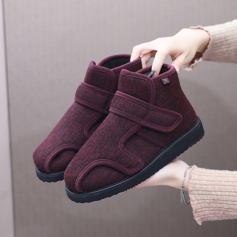 Warm middle-aged and elderly adjustable diabetic foot shoes thumb ...