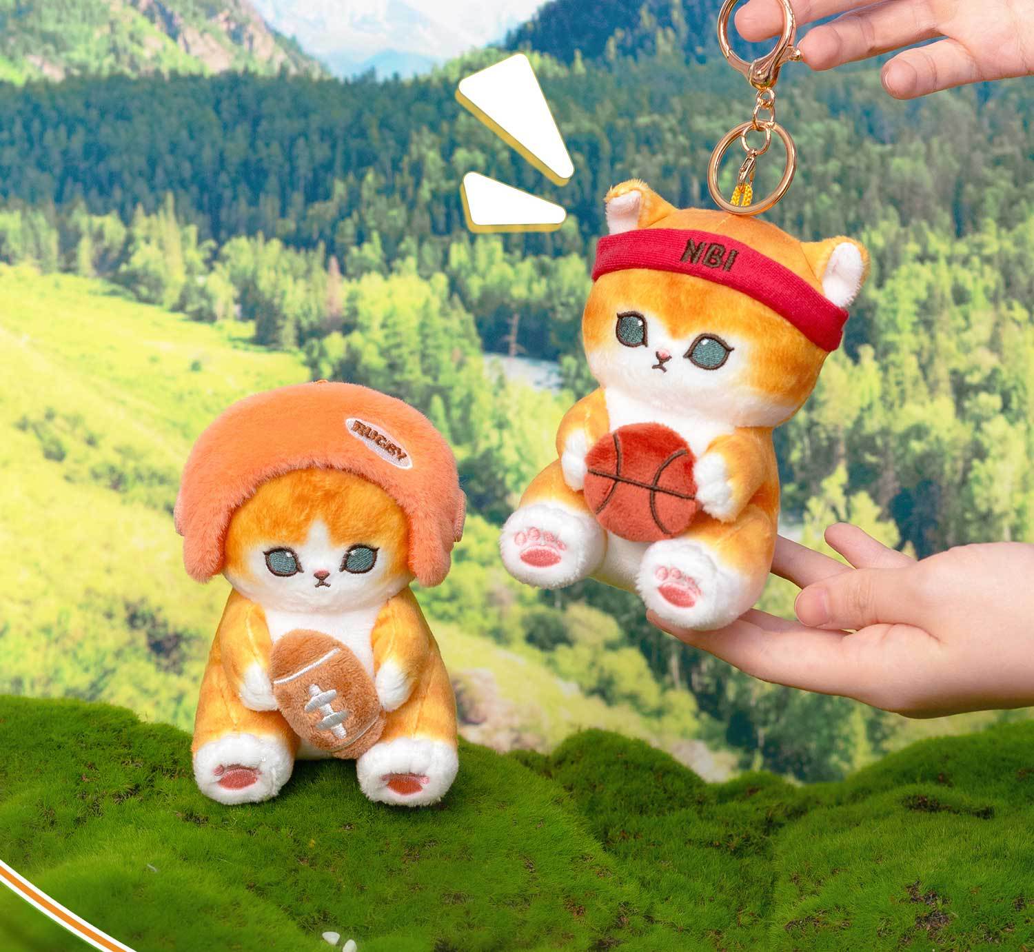 Mofusand Sportsman Series Plush Toy Pendant Cat Soft Stuffed Cute ...