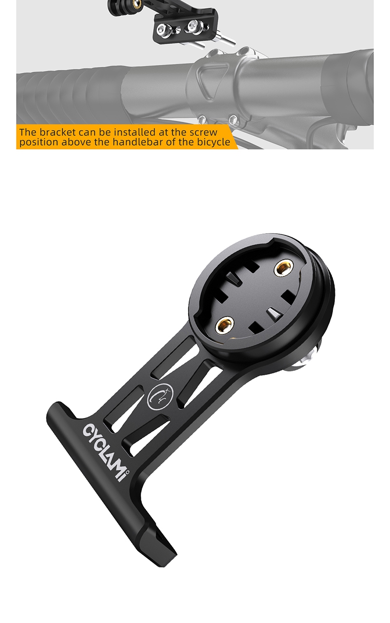 CYCLAMI Aluminium Alloy Double-sided Bike Computer Mount MTB Road GPS ...