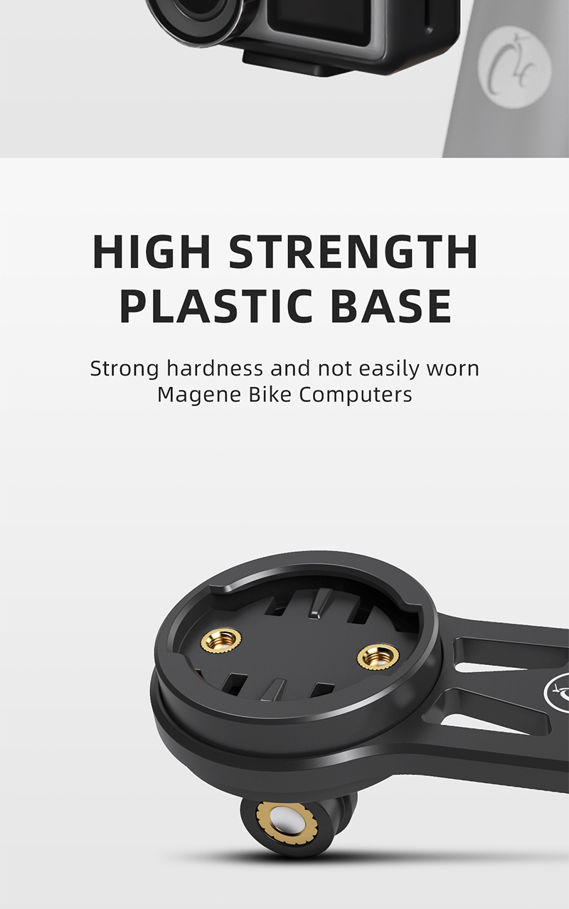 CYCLAMI Aluminium Alloy Double-sided Bike Computer Mount MTB Road GPS ...