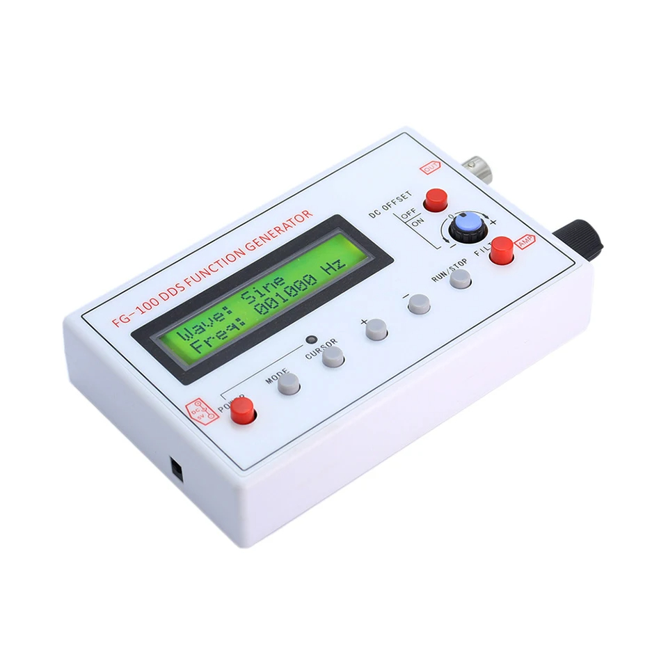FG-100 DDS Function Signal Generator Portable Frequency Counter 1Hz ...